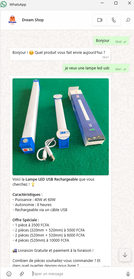ShopIA - Boostez vos ventes WhatsApp